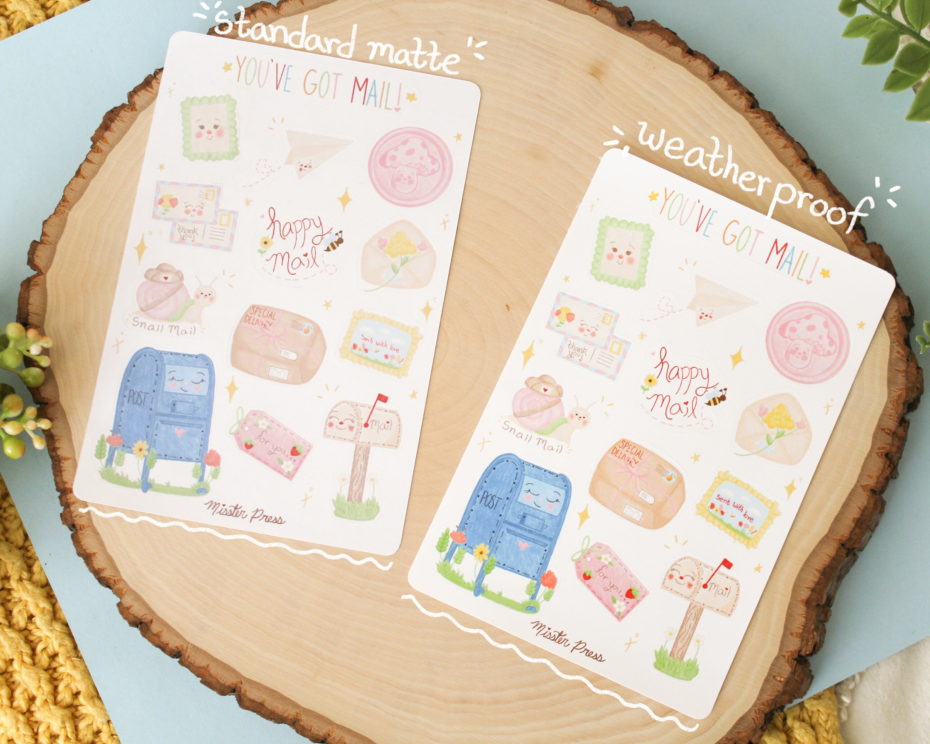 Happy Mail Sticker Sheet / Cute Stickers / Bullet Journal Stickers ...