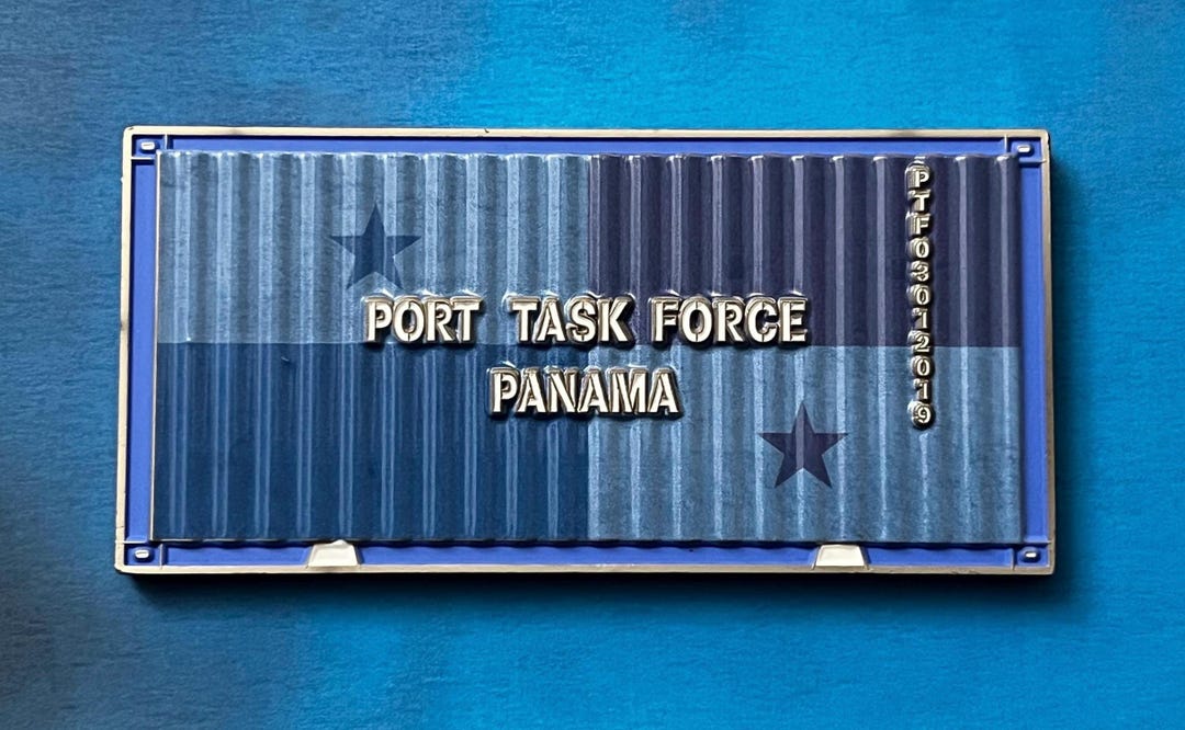 Port Task Force Panama Challenge Coin - Etsy