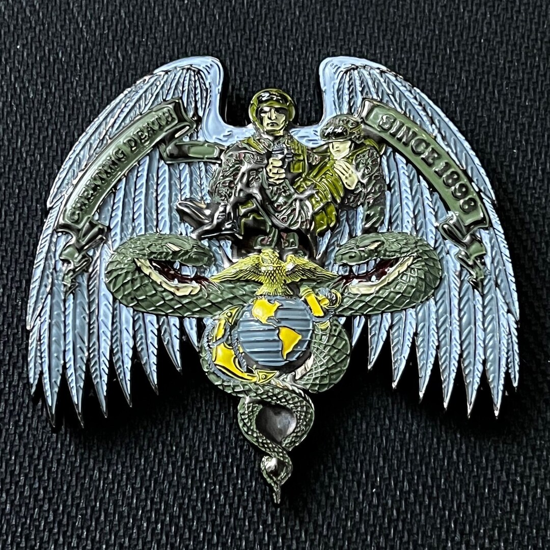 US Navy Corpsman USN Challenge Coin - Etsy