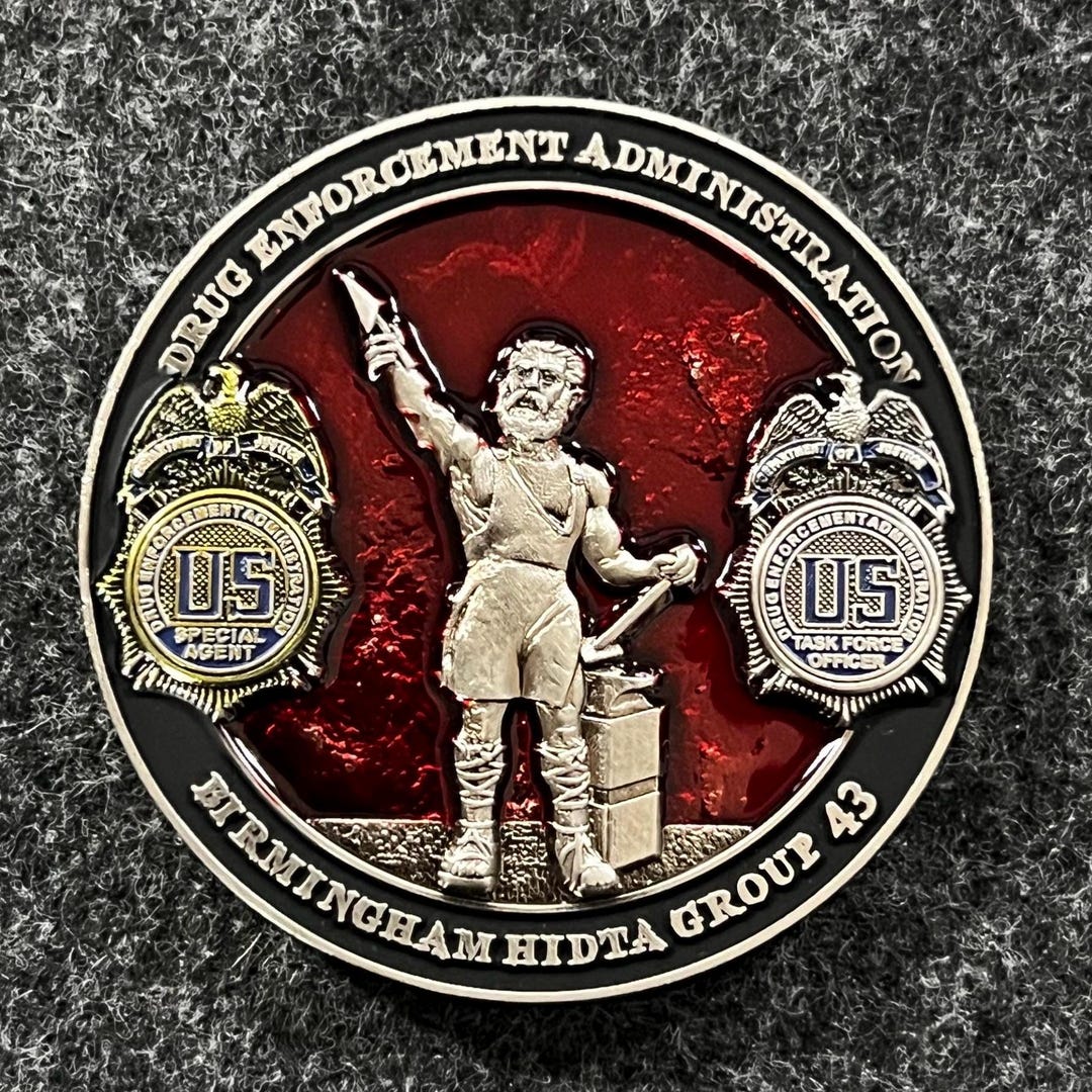 DEA Birmingham AL HIDTA Group 43 Challenge Coin - Etsy