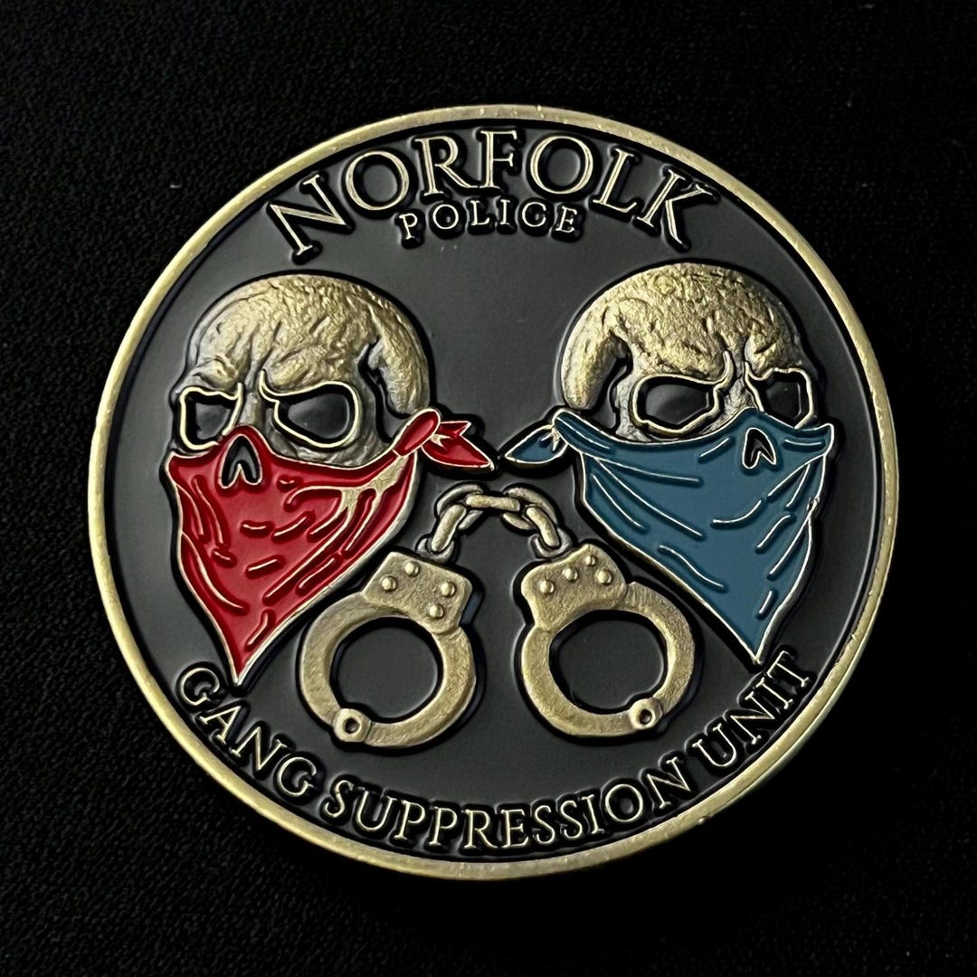 Norfolk, VA PD - Gang Suppression Unit Challenge Coin - Etsy