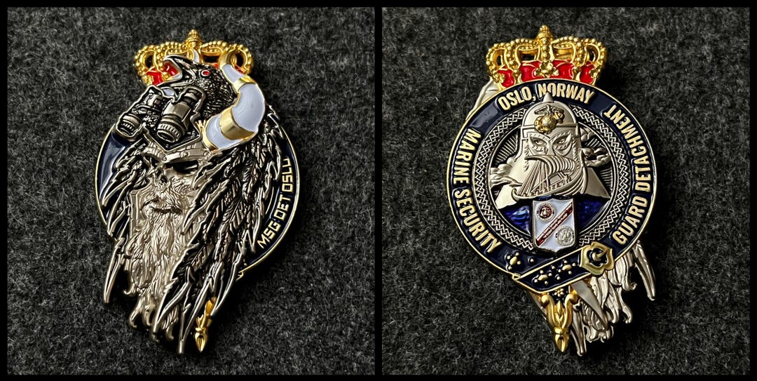 U.S. Embassy Oslo, Norway MSG Challenge Coin - Etsy