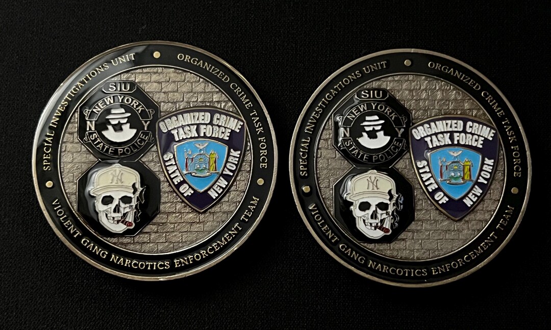 New York State Police SIU Challenge Coin Set - Etsy