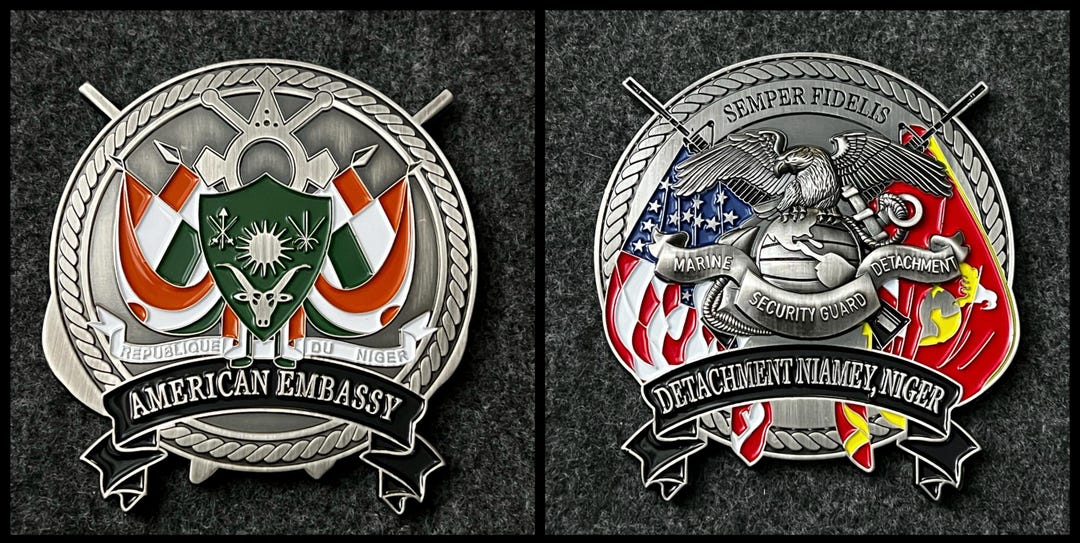 U.S. Embassy Niamey MSG Challenge Coin - Etsy