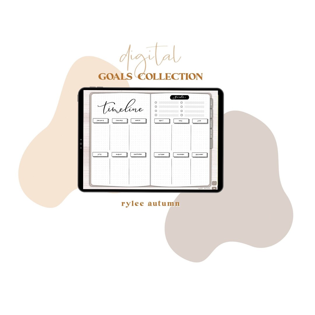 Digital Journal *add-on* | GOALS COLLECTION | Digital Goals Planner ...