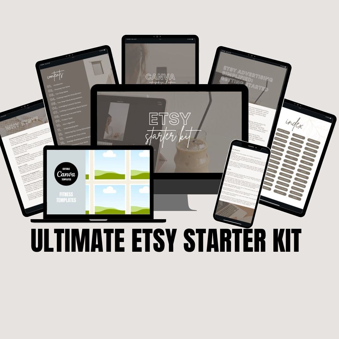 ETSY STARTER KIT | Ultimate Guide to Starting an Etsy Shop, Etsy Shop ...