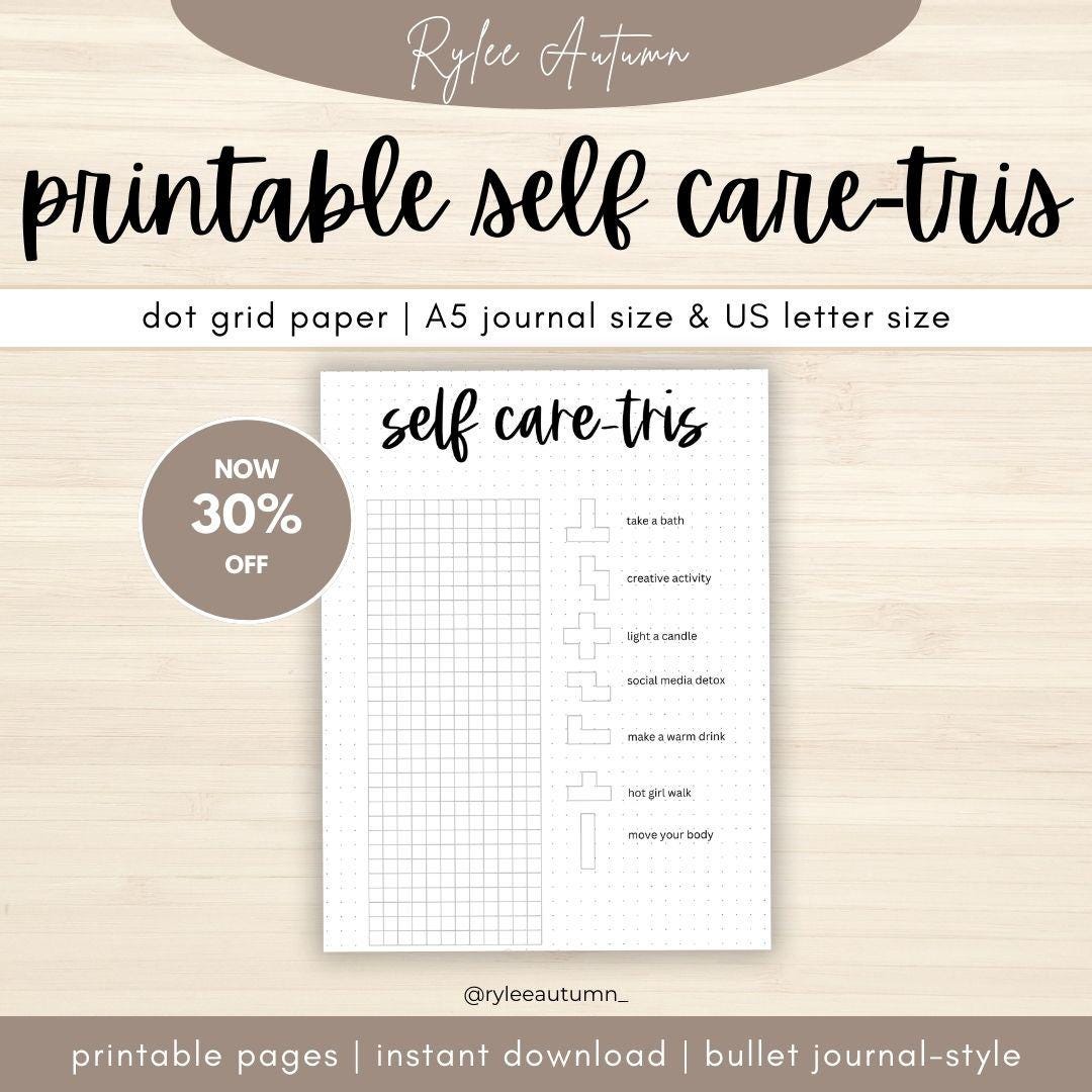 SELF CARE TETRIS | Selfcare-tris Planner Page, Bullett Journal Self ...