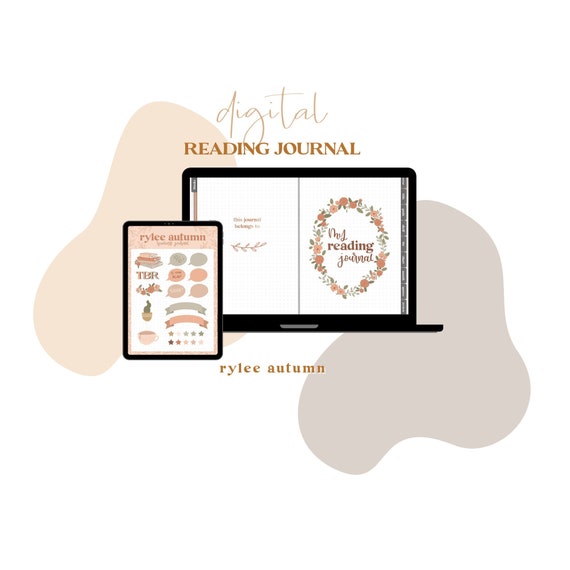 DIGITAL READING JOURNAL Reading Digital Planner Reading - Etsy