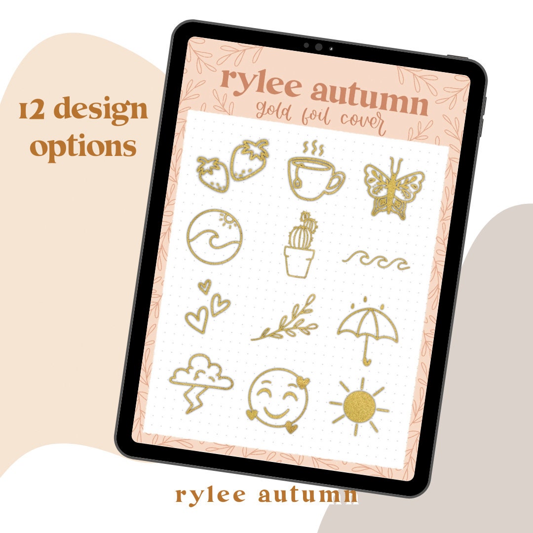 Digital Journal Cover Stickers Digital Sticker Sheet - Etsy Canada