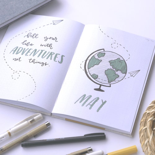 Custom Hand Made Bullet Journal Custom Bujo Planner - Etsy