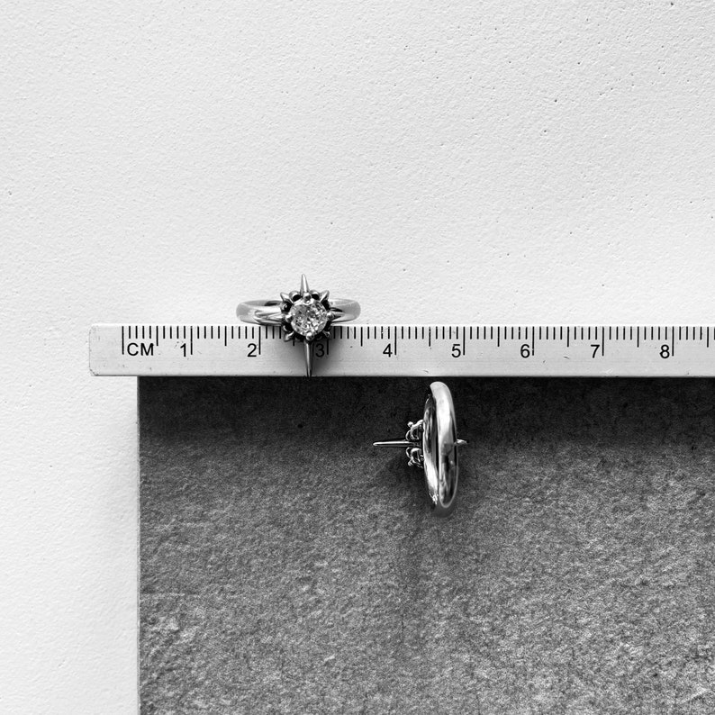 Titanium Polaris Signet Ring | North Star Compass Ring for Men Women ...