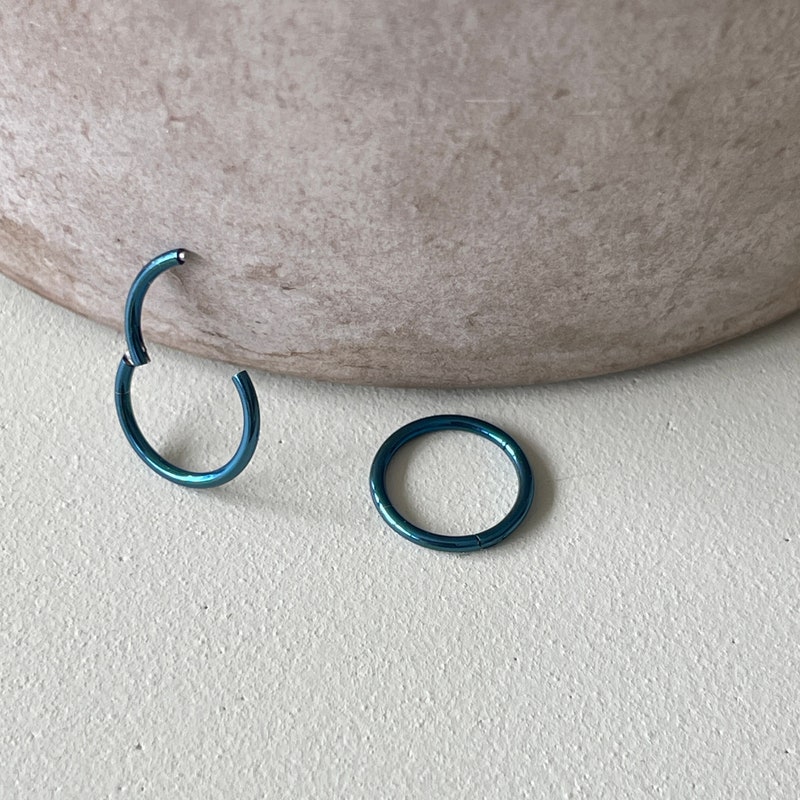 Blue Nose Ring - Etsy