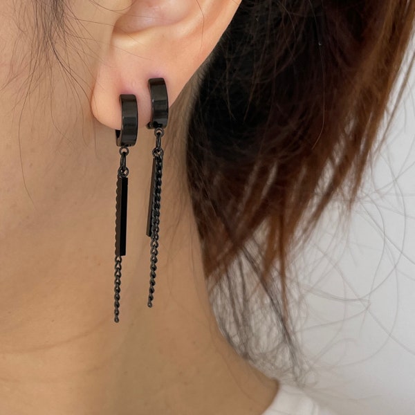 Vertical Bar Earring - Etsy