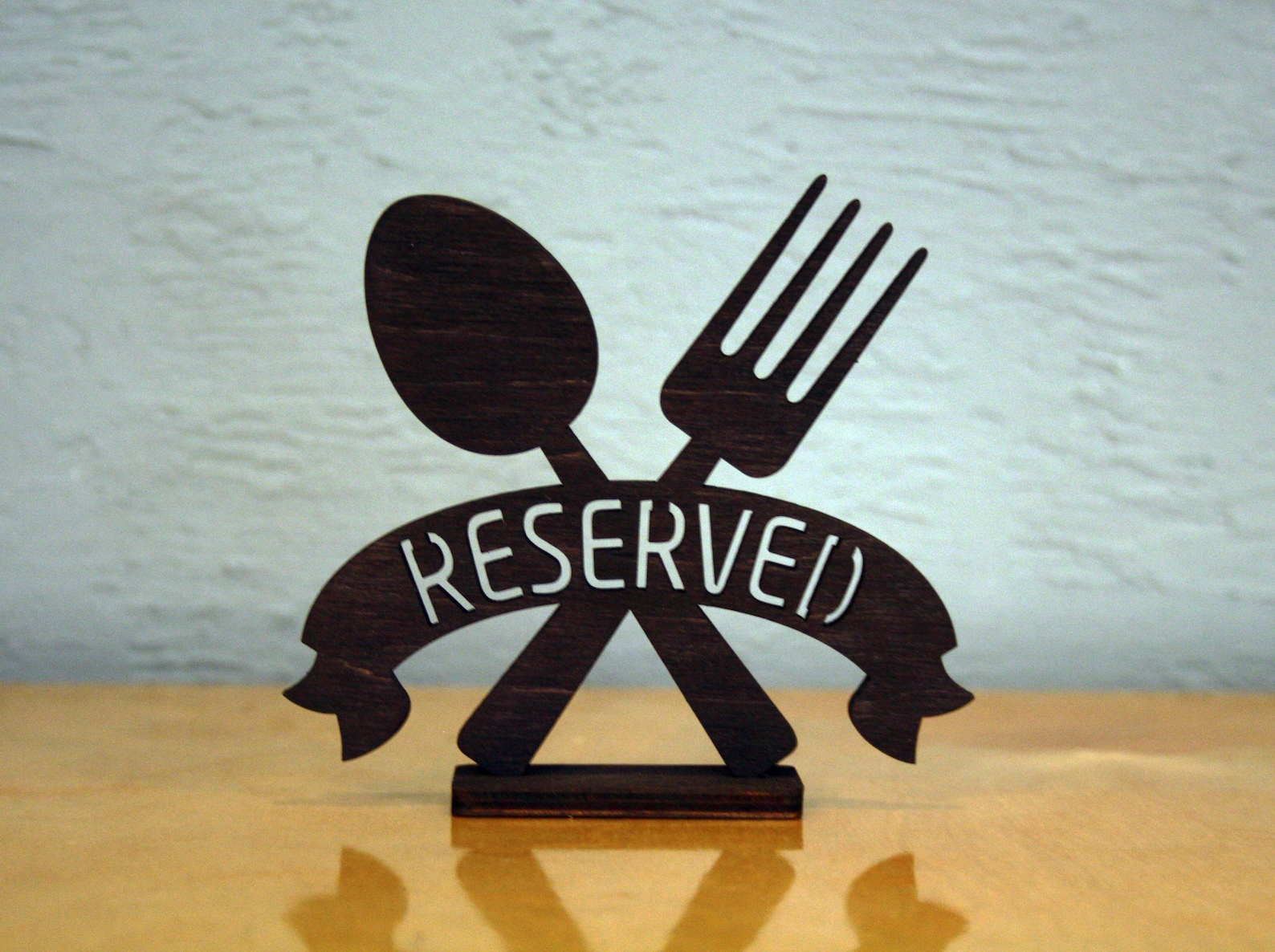 Wooden Reserved Signs, Reserved Table Signs, Wedding Table Number ...