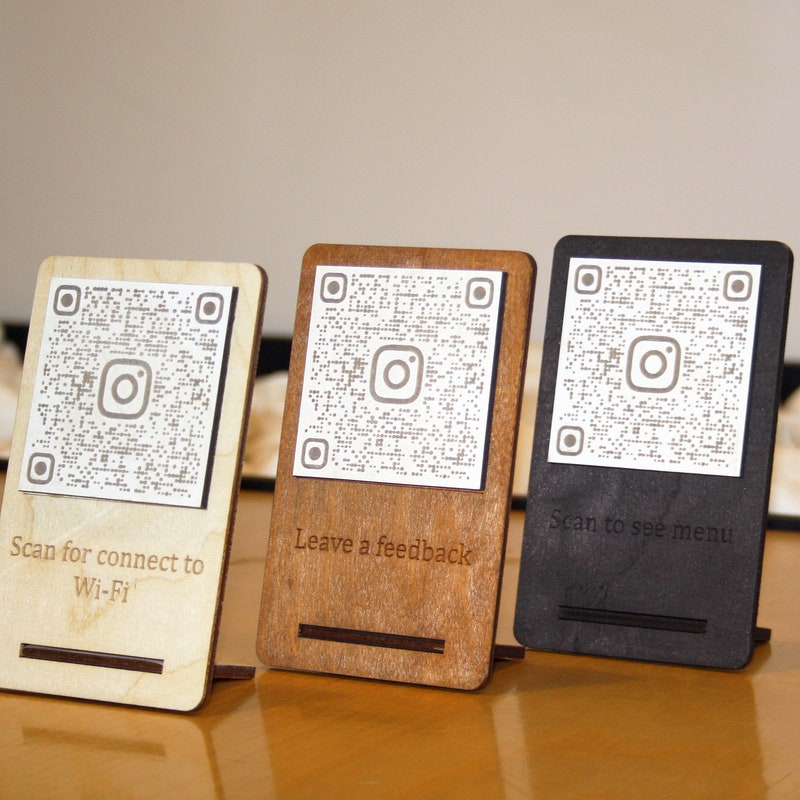 Qr Code Stand - Etsy