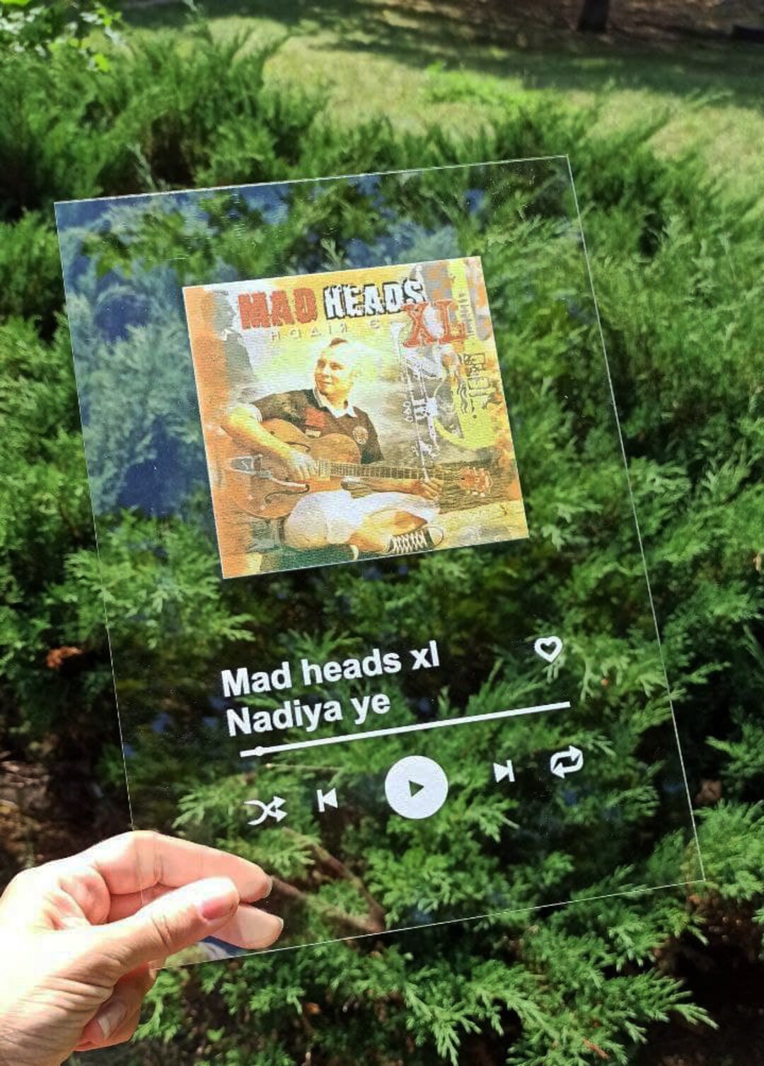 Personalized Song Plaque With Stand, Spotify Music Plaque, Acrylic ...