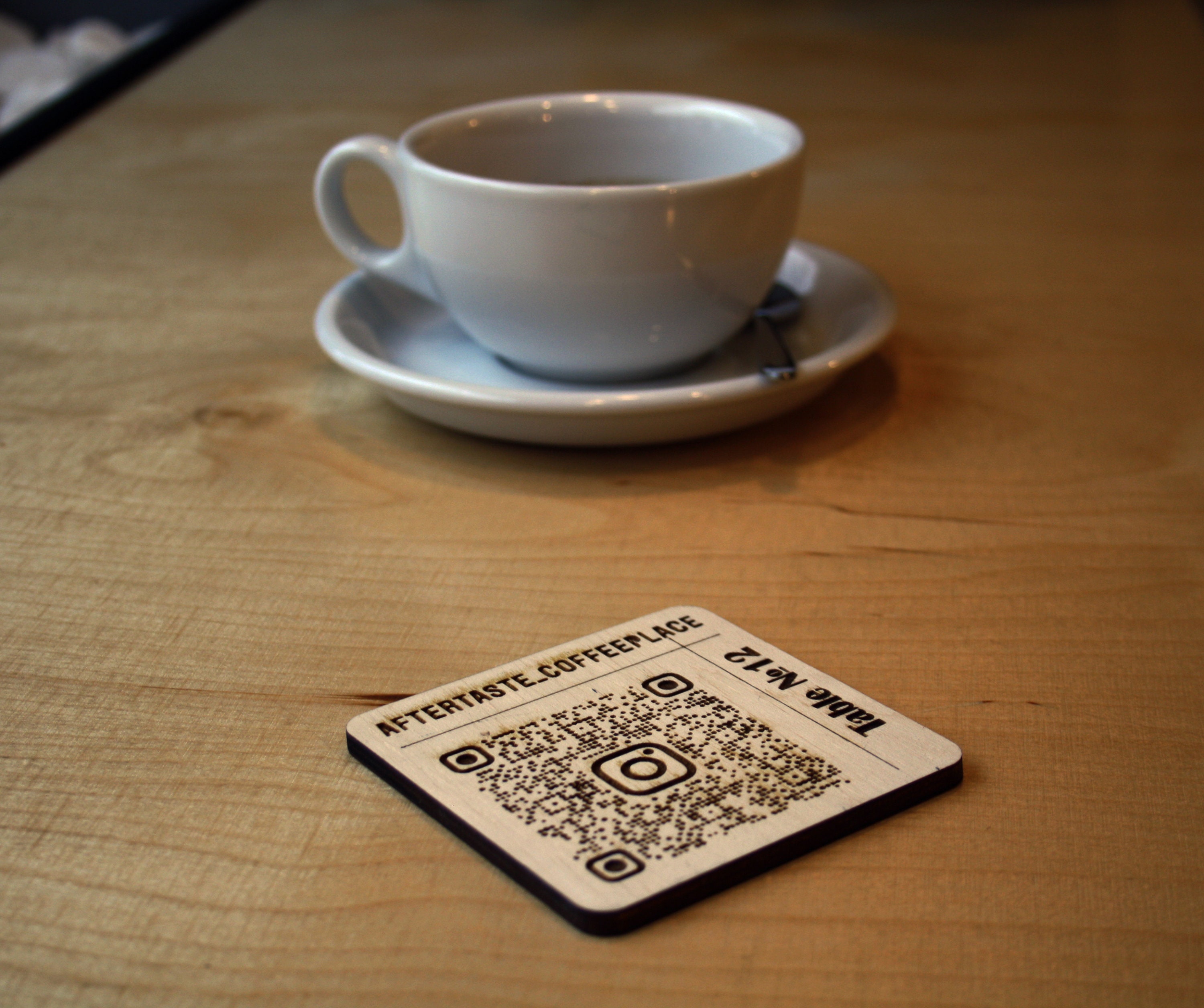 Wooden Qr Code, Bar Menu Sign, QR Code Menu Sign, Custom Made QR Code ...