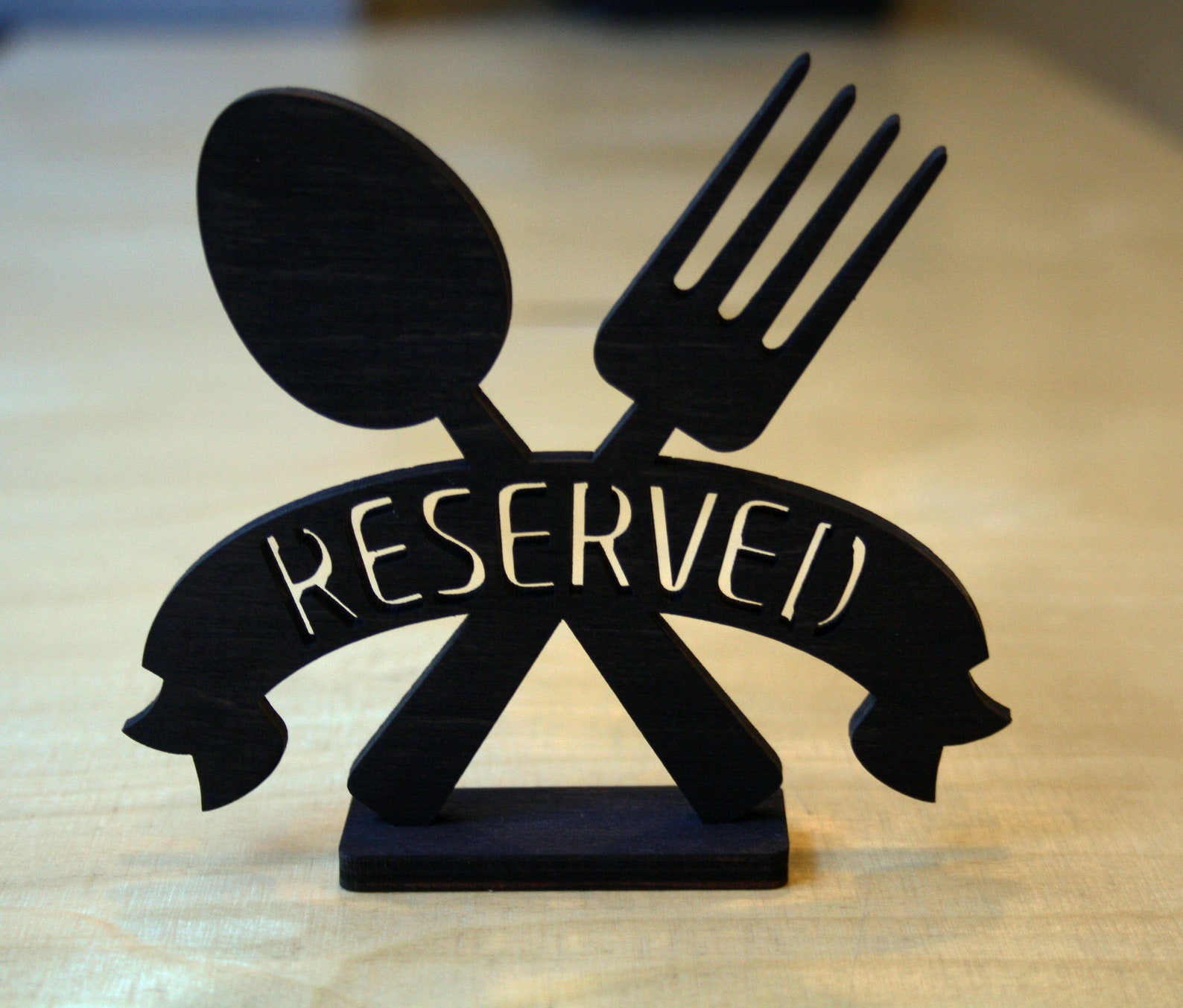 Wooden Reserved Signs, Reserved Table Signs, Wedding Table Number ...