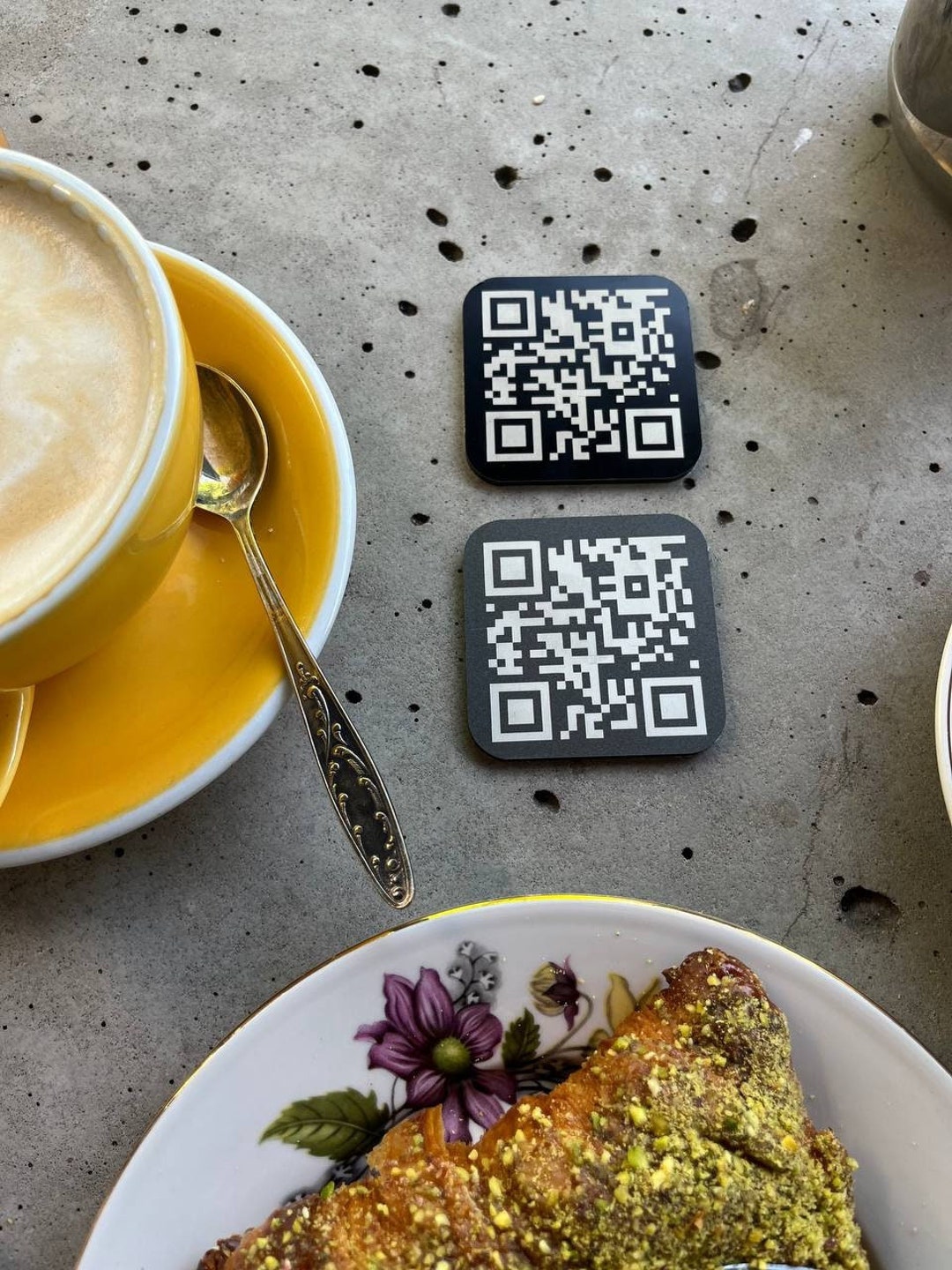 QR Code for Bar Menu, QR Business Card, Stainless Steel Qr Sign, Scan ...