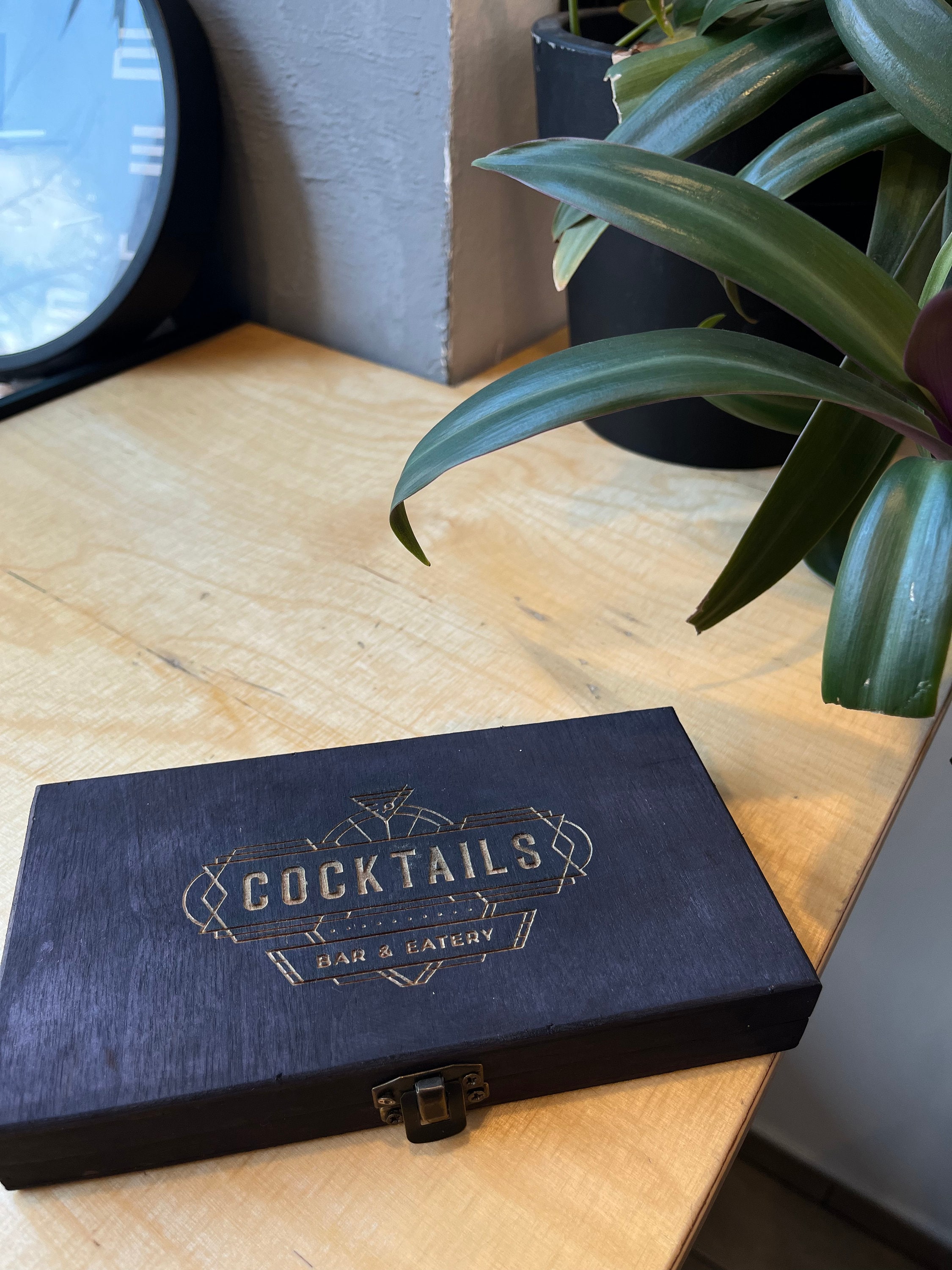 Engraved Wooden Check Presenter Box: Restaurant Bill Holder - Etsy