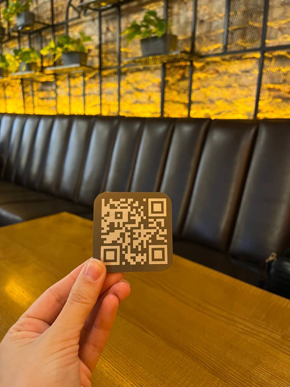 QR Code for Bar Menu, QR Business Card, Stainless Steel Qr Sign, Scan ...