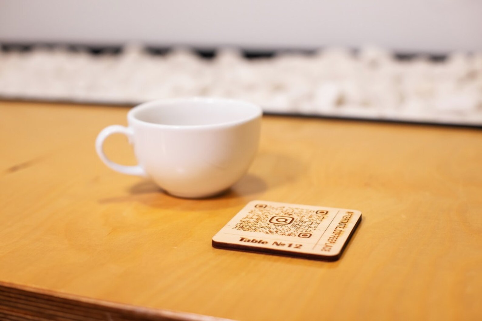 Wooden Qr Code, Bar Menu Sign, QR Code Menu Sign, Custom Made QR Code ...