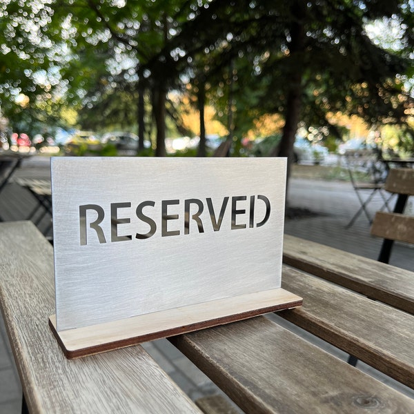 Reserved Sign - Etsy