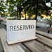 Reserved Stand, Cafe Table Sign, Restaurant Reservation, Silver ...