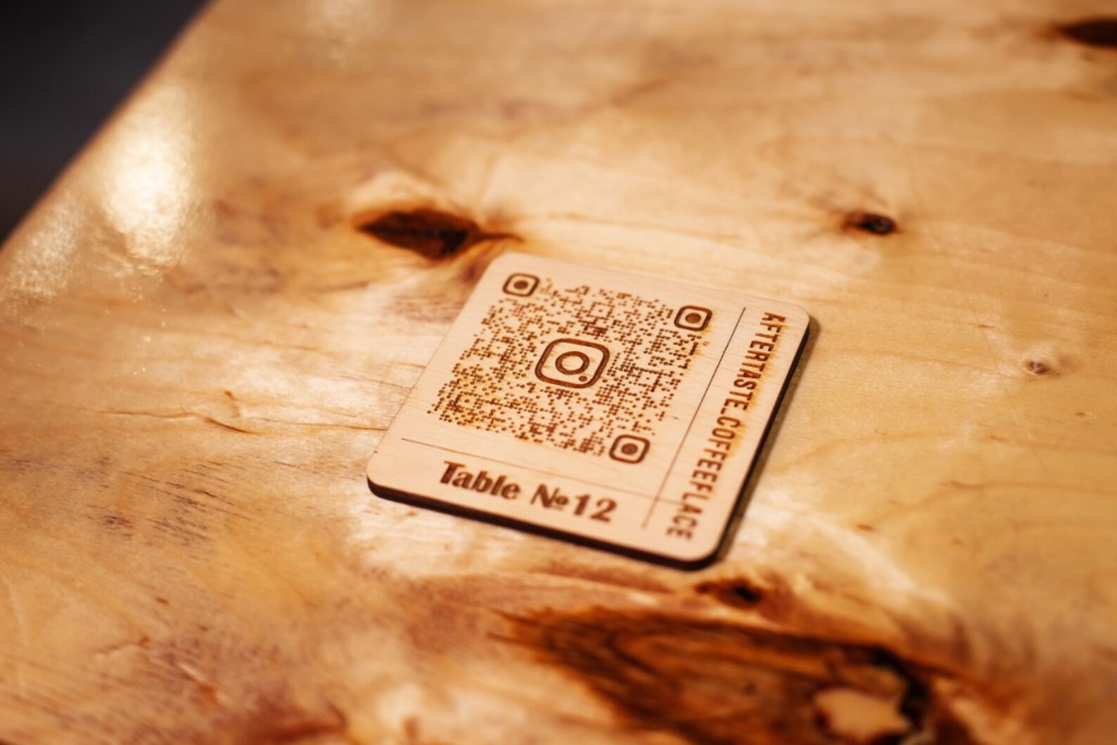 Wooden Qr Code, Bar Menu Sign, QR Code Menu Sign, Custom Made QR Code ...