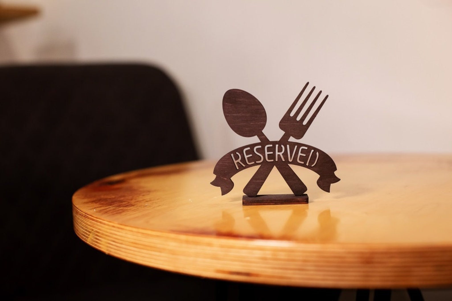 Wooden Reserved Signs, Reserved Table Signs, Wedding Table Number ...