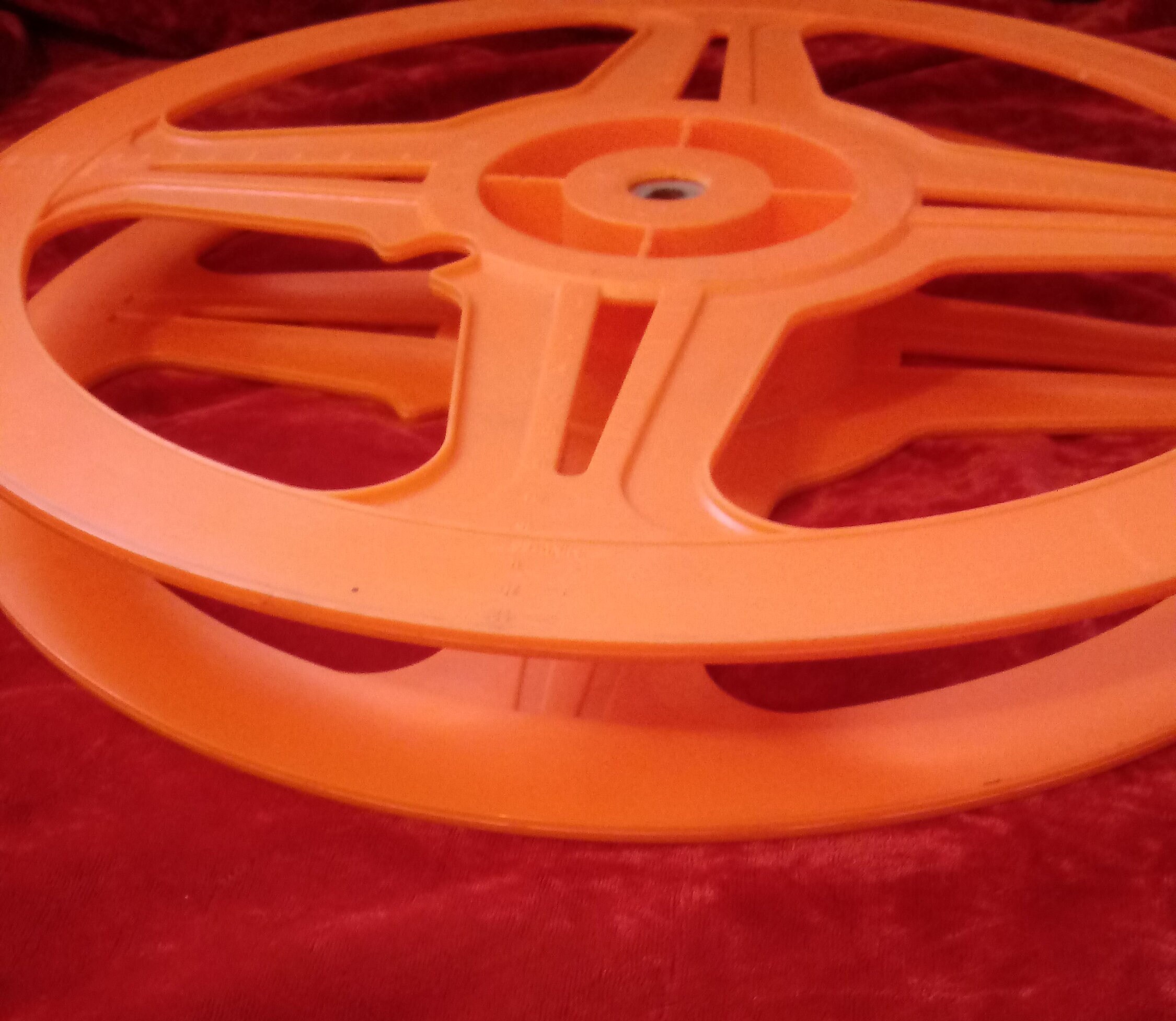 20th Century Fox Film Studio now Disney. 14.5 Inch ORANGE PLASTIC Movie ...