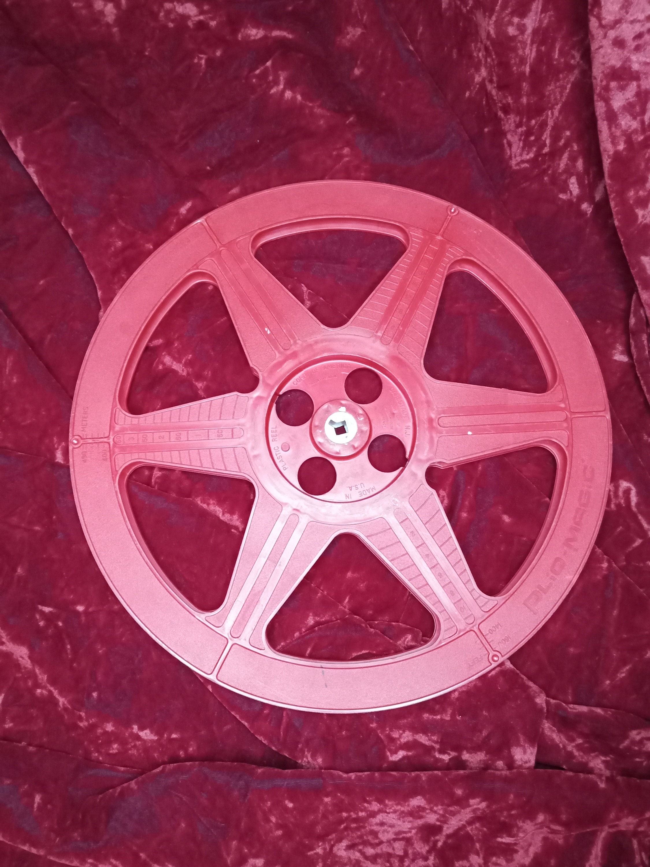 Movie Reel Decor 13.75 Inch Authentic Vintage TIME LIFE Multimedia Red ...