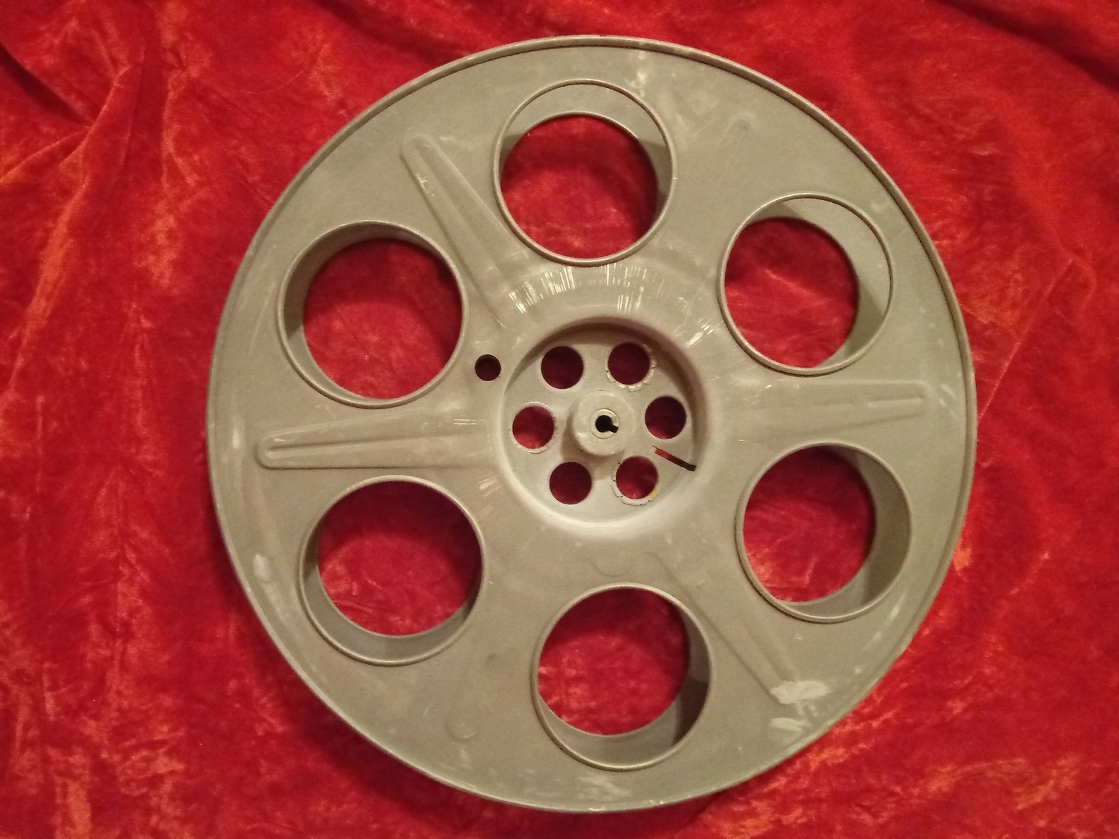 Authentic Hollywood Vintage Metal Movie Reel Gray Steel 35mm - Etsy