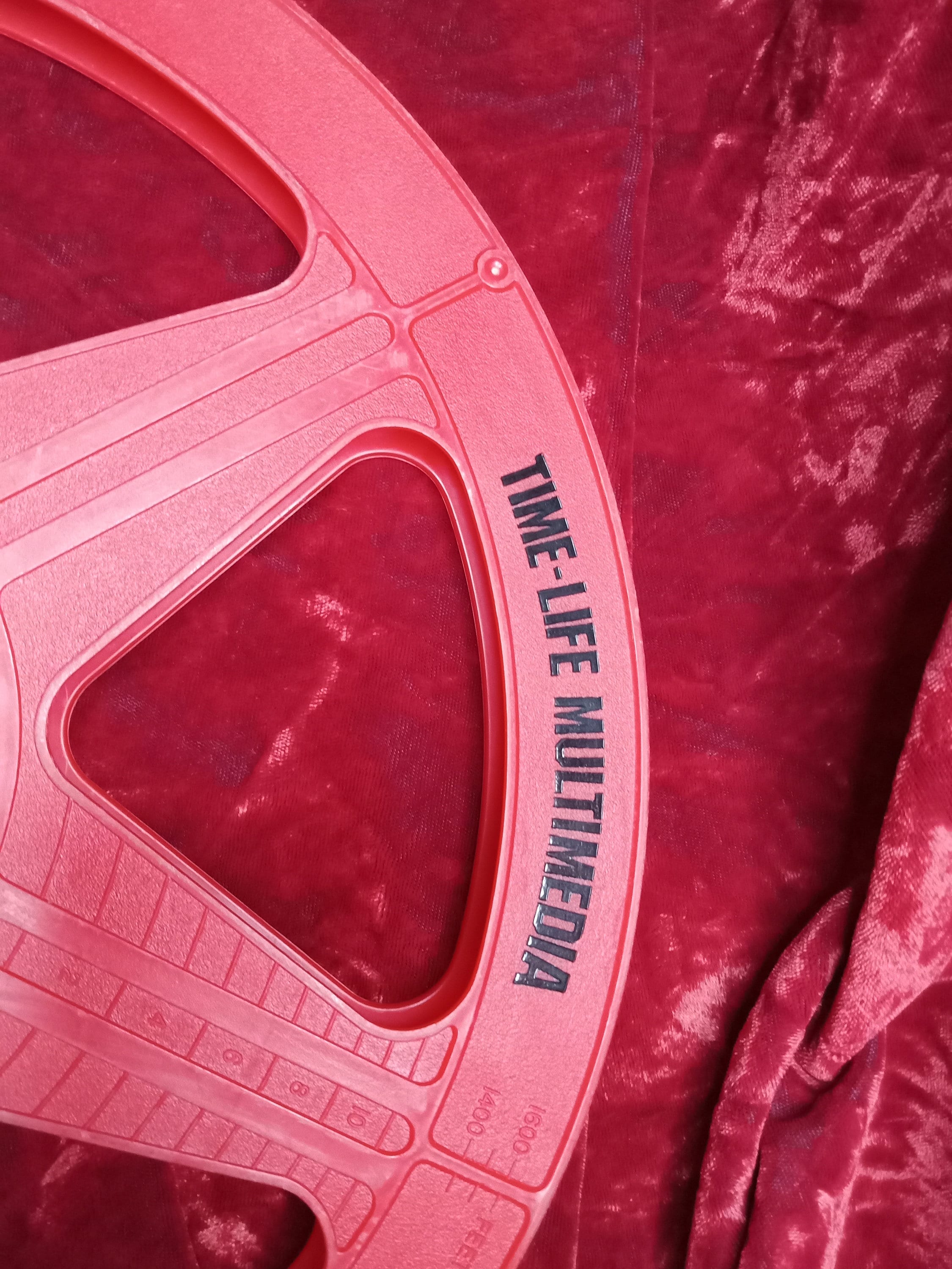 Movie Reel Decor 13.75 Inch Authentic Vintage TIME LIFE Multimedia Red ...