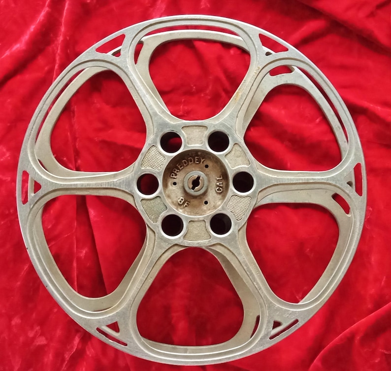 HOUSE REEL Authentic Vintage Hollywood Art Deco Metal Film Reel ...