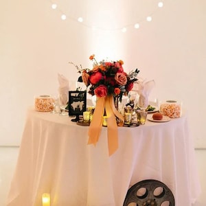 Authentic Hollywood Vintage Metal Movie Reel, Gray Steel, 35mm Upcycled ...