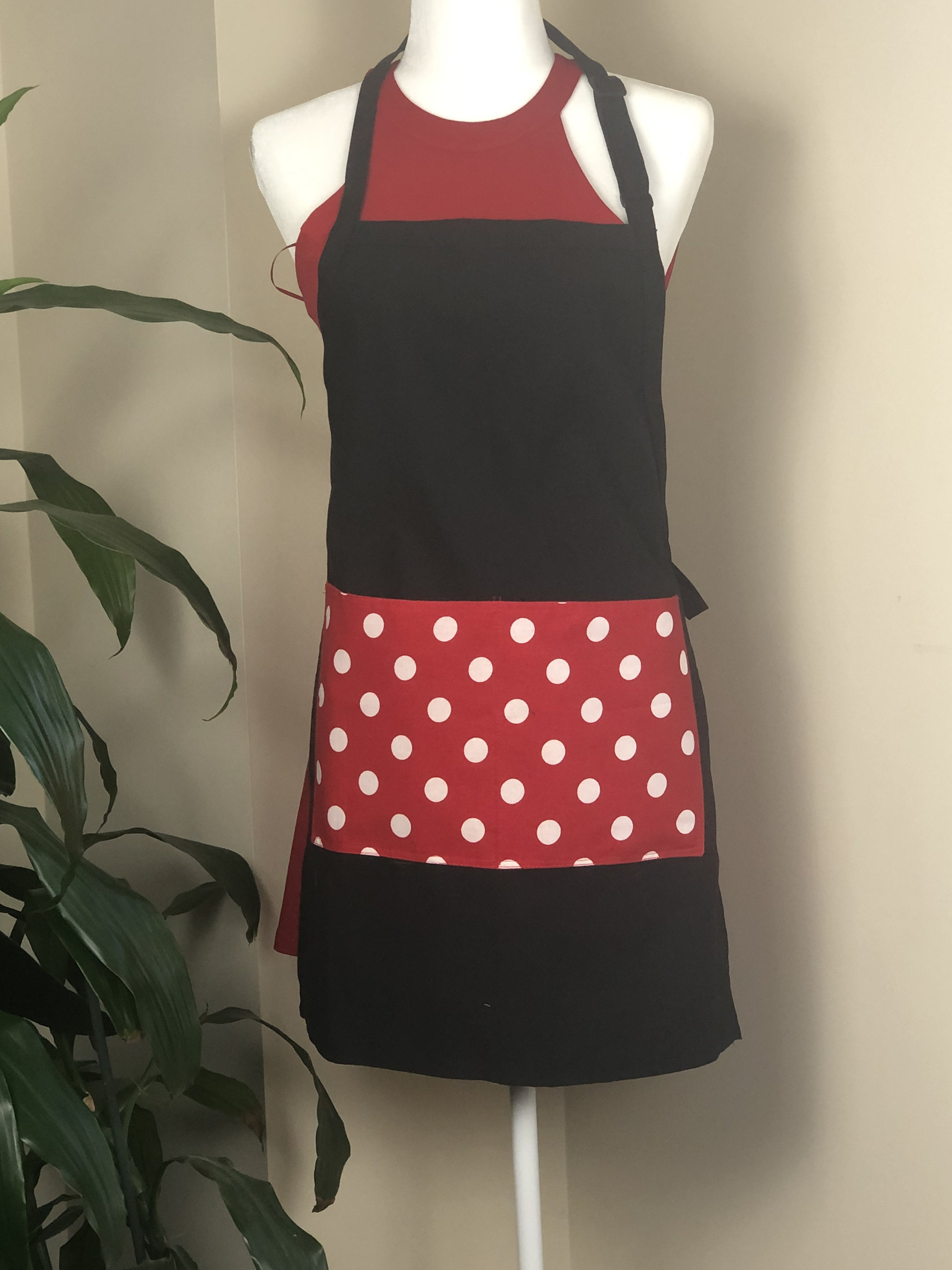 Polka Dot Apron - Standard Size - Etsy