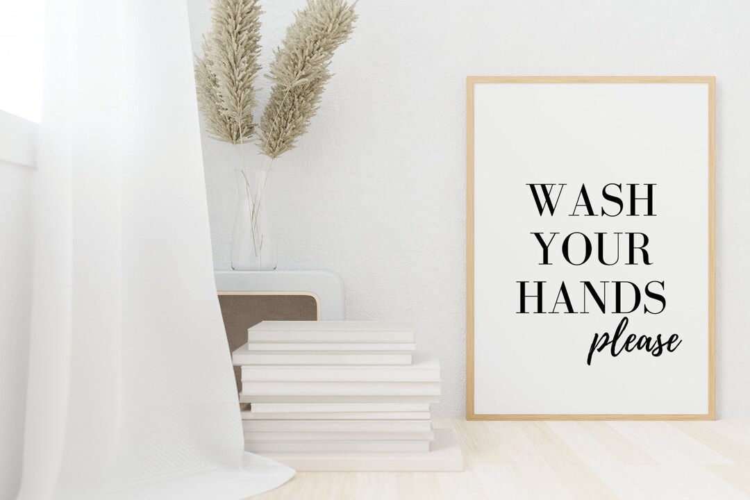 Bathroom Restroom Poster Poster Gift Unframed Minimalist Funny - Etsy