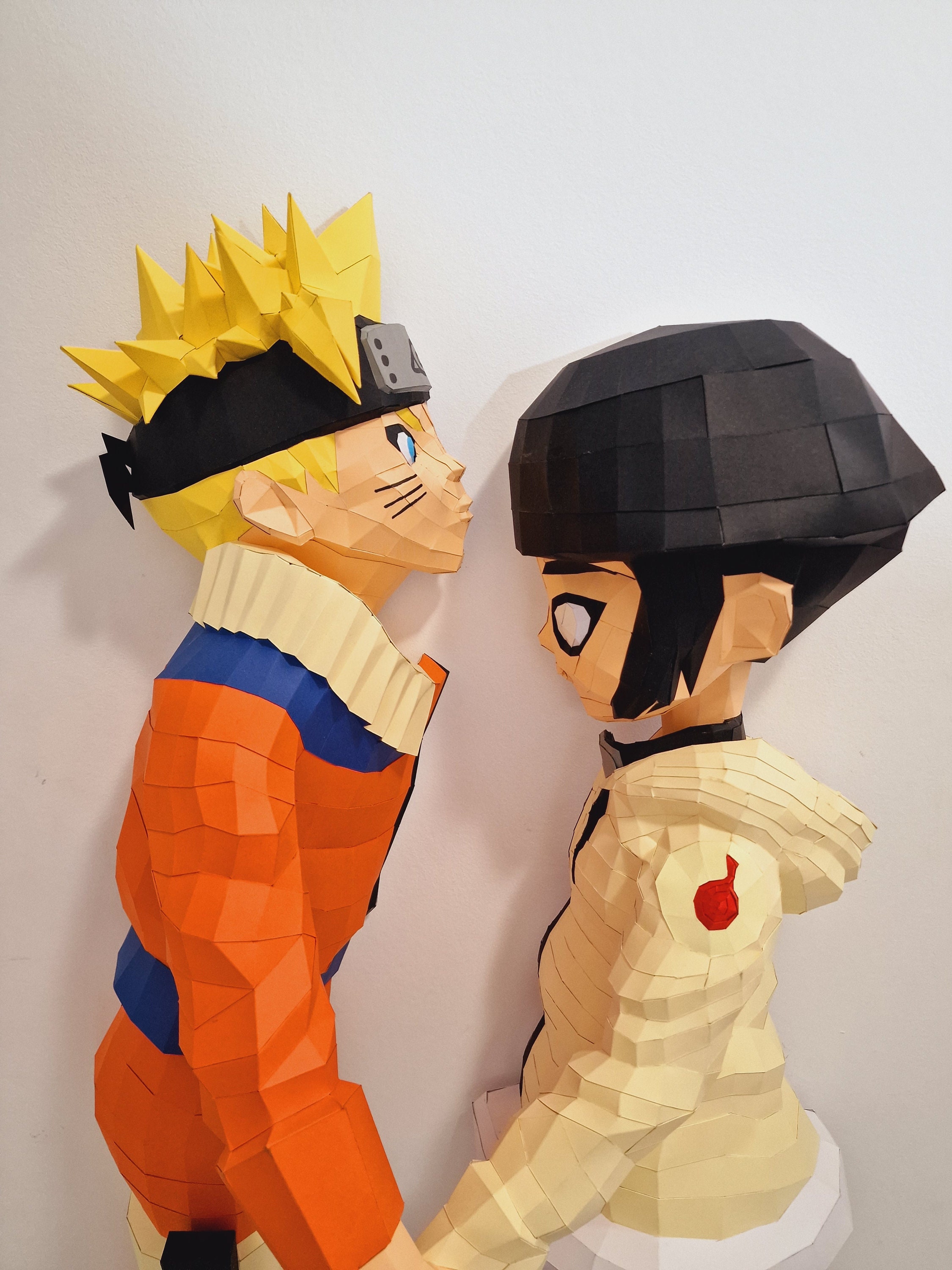 Naruto and Hinata Papercraft Pdf Pdo - Etsy