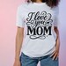 I Love You Mom PNG | Black and White Mother’s Day Design | Hand Drawn ...