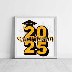 Senior Class of 2025 Graduation PNG: Custom Design (digital Download ...