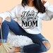 I Love You Mom PNG | Black and White Mother’s Day Design | Hand Drawn ...