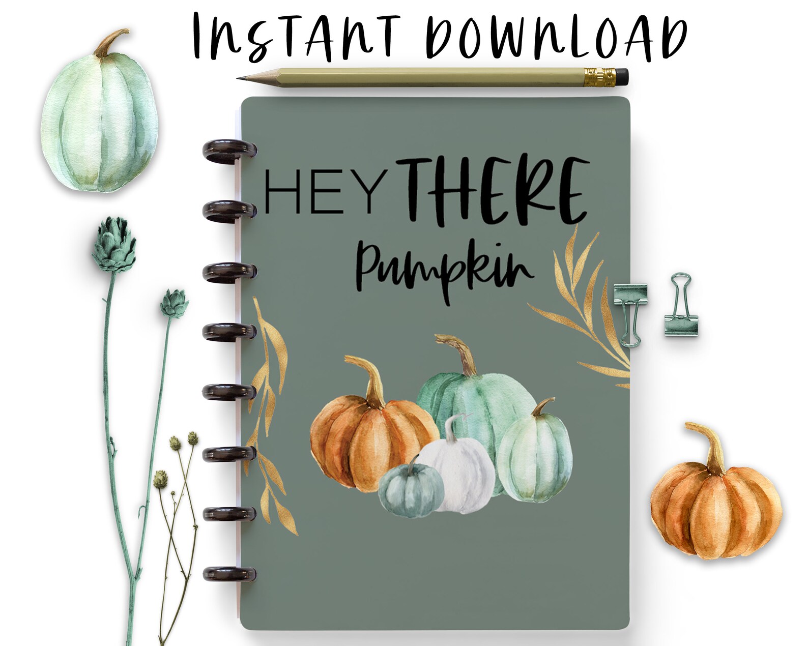 Fall Planner Dashboard Happy Planner Printable Cover Inserts - Etsy