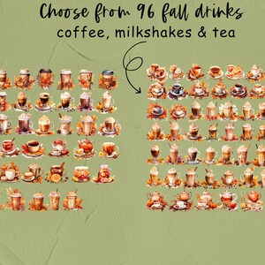 Editable Fall Coffee Drink Menu Template Thanksgiving Hot Beverage Bar ...