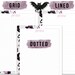 Halloween Themed Notes Page Printable Planner Inserts Notepad Lined ...