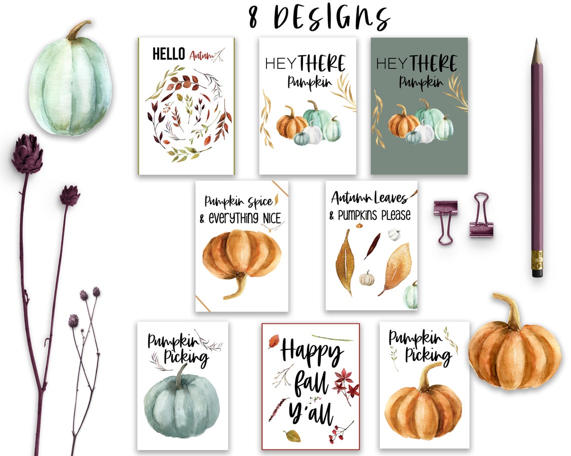 Fall Planner Dashboard Happy Planner Printable Cover Inserts - Etsy