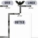 Halloween Themed Notes Page Printable Planner Inserts Notepad Lined ...