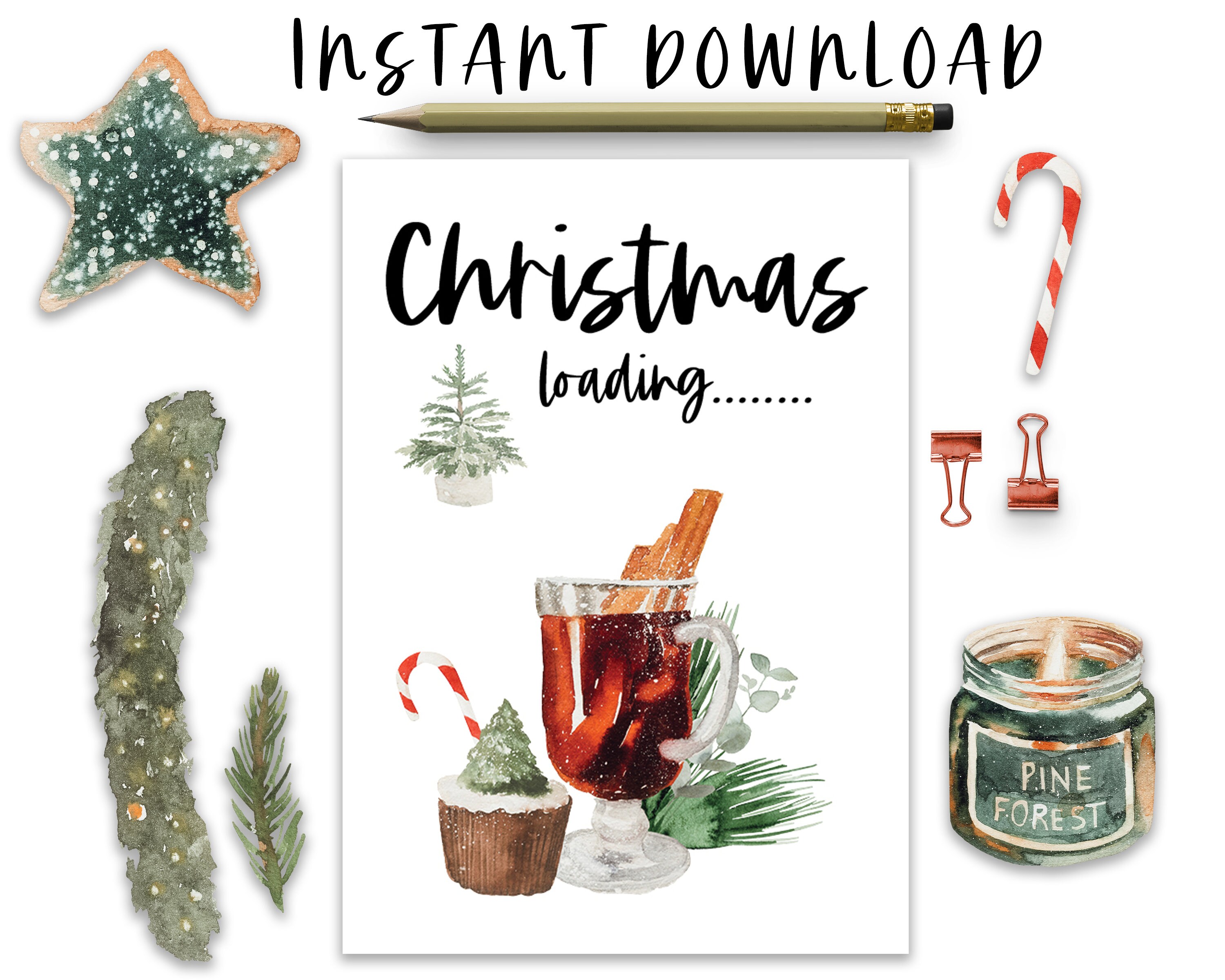 Festive Christmas Planner Dashboards December Quotes Covers Happy ...