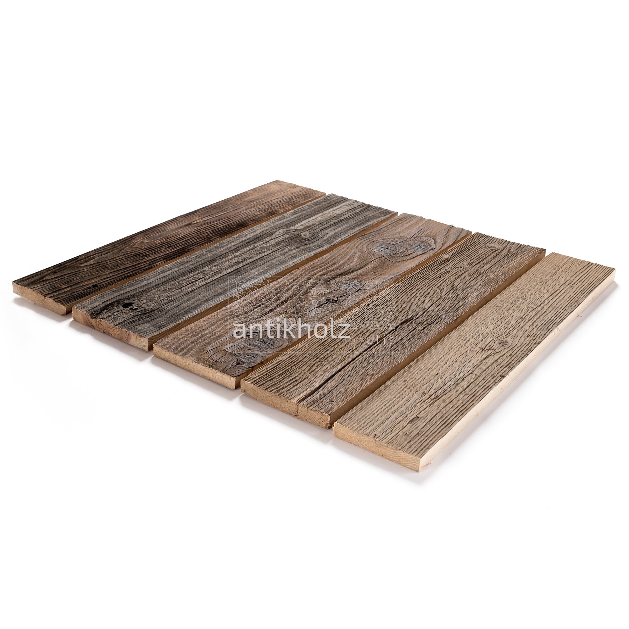 Parallel geschnittene Planken, Wandverkleidung, alte Holzplatten ...