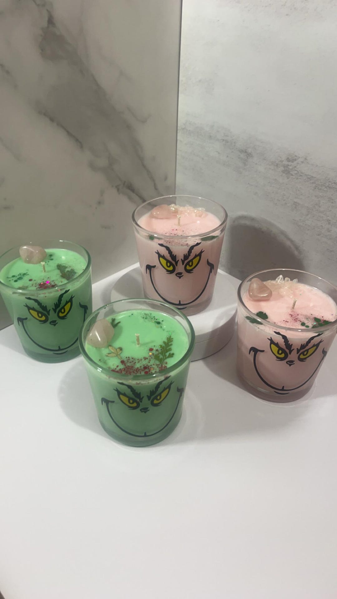 Grinch Candles - Etsy
